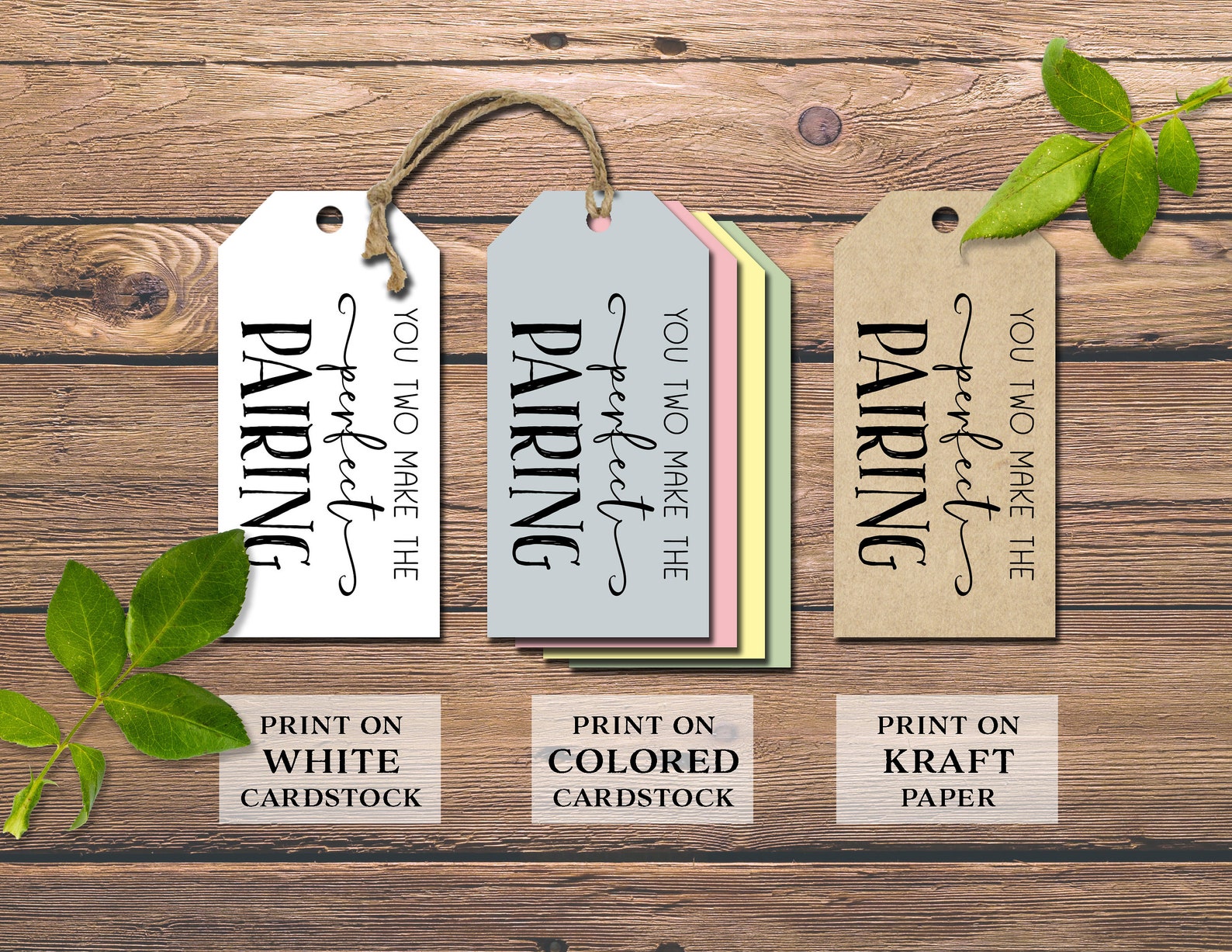 60th Anniversary Card & Gift Tags. Instant Download Printable. - Etsy