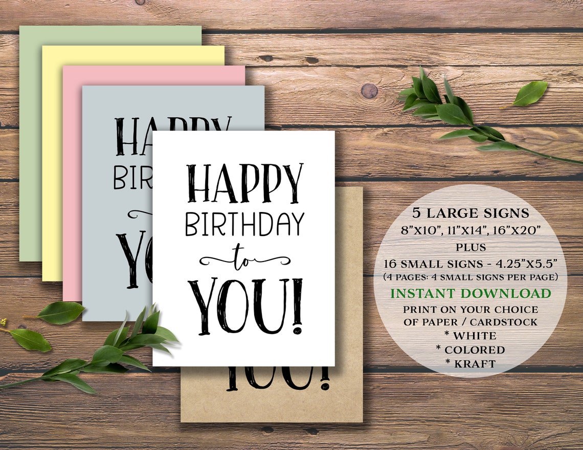 60th Birthday. Sign Bundle. Instant Download Printable. Cheers to 60 ...