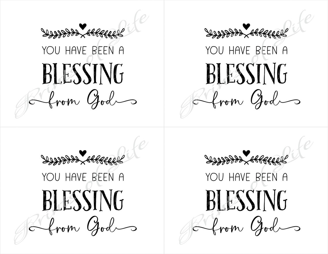 Thank You for Service Cards. God Bless You. Instant Download | Etsy
