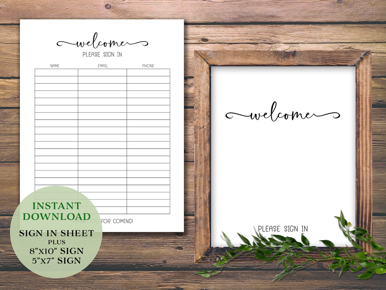 Welcome Please Sign In. Instant Download Printable. Sign in - Etsy