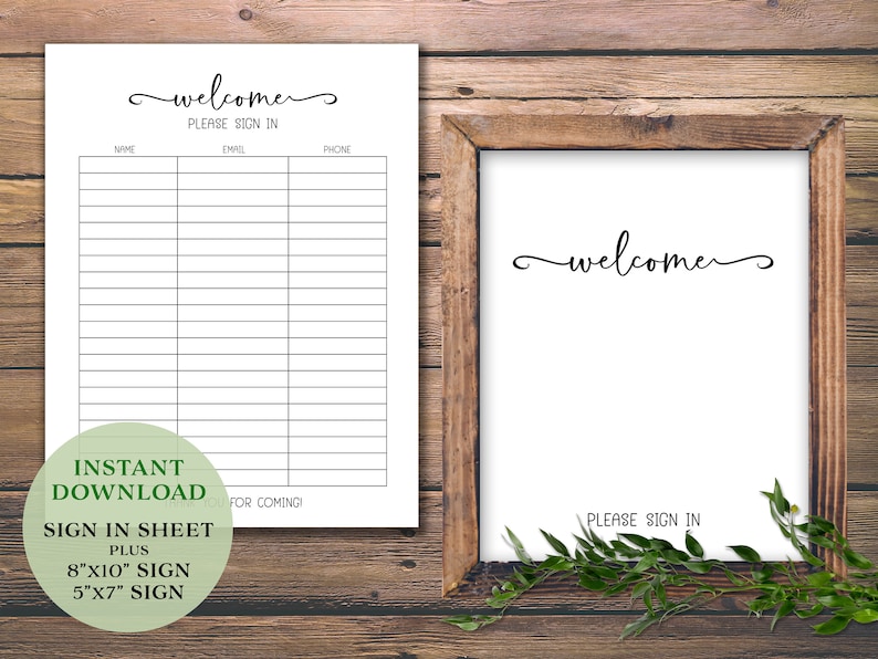 Welcome Please Sign In. Instant Download Printable. Sign in - Etsy