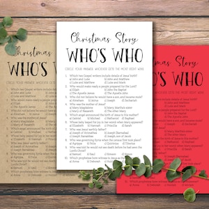 Christian Christmas Games Bundle. Instant Download Printable. Holiday ...