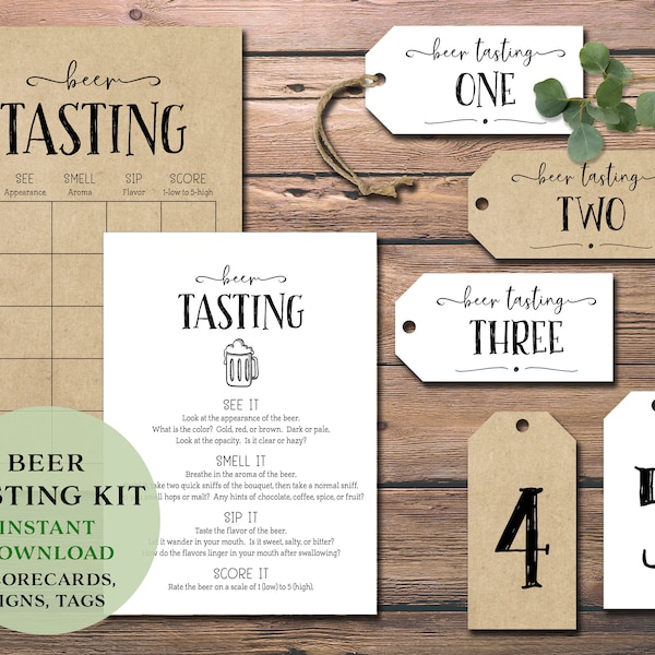 Beer Tasting - Etsy
