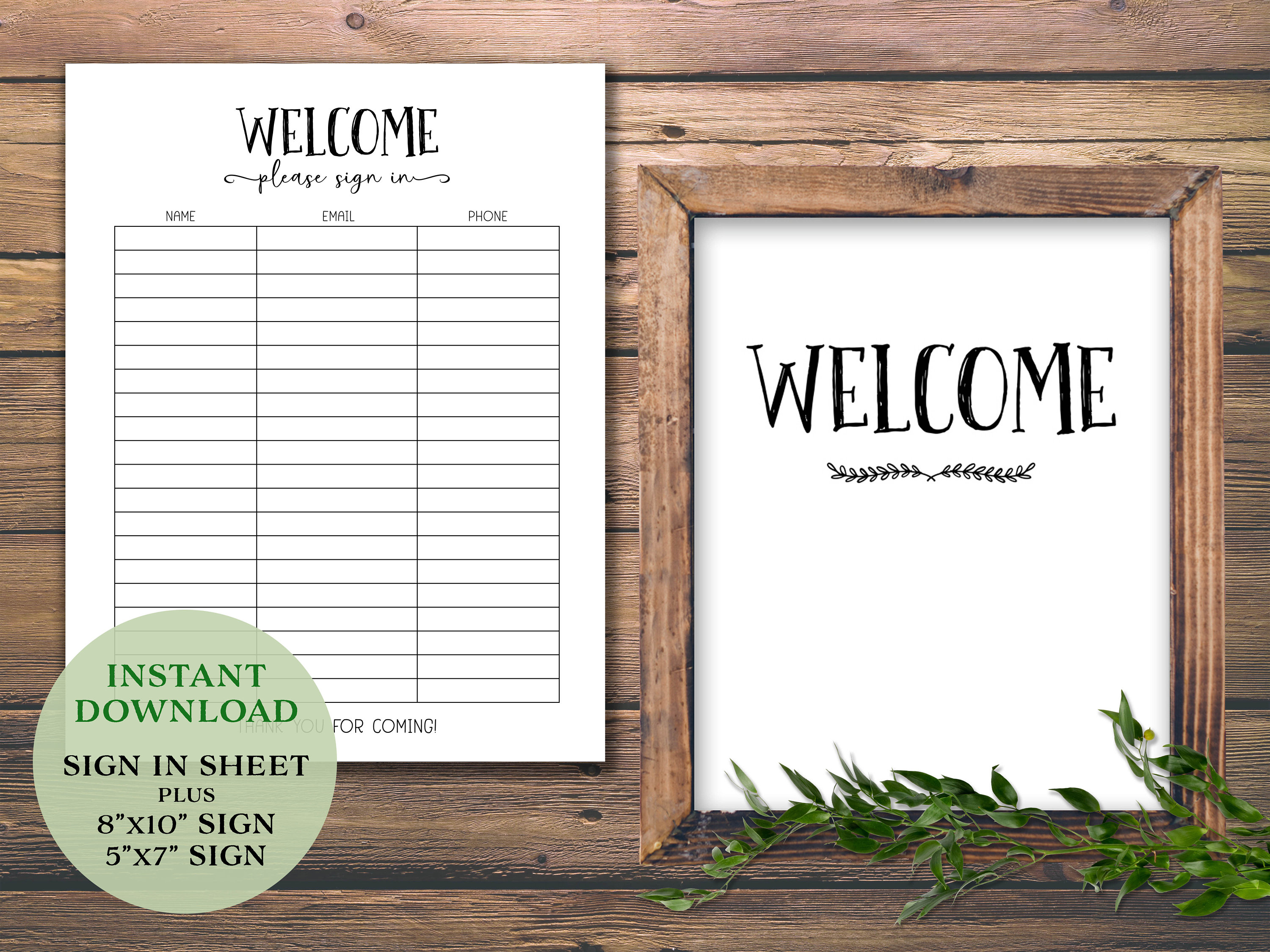 Welcome. Please Sign In. Instant Download Printable. Contact - Etsy