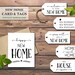 Happy New Home Tags & Card. Housewarming Gift Basket Idea. Instant ...