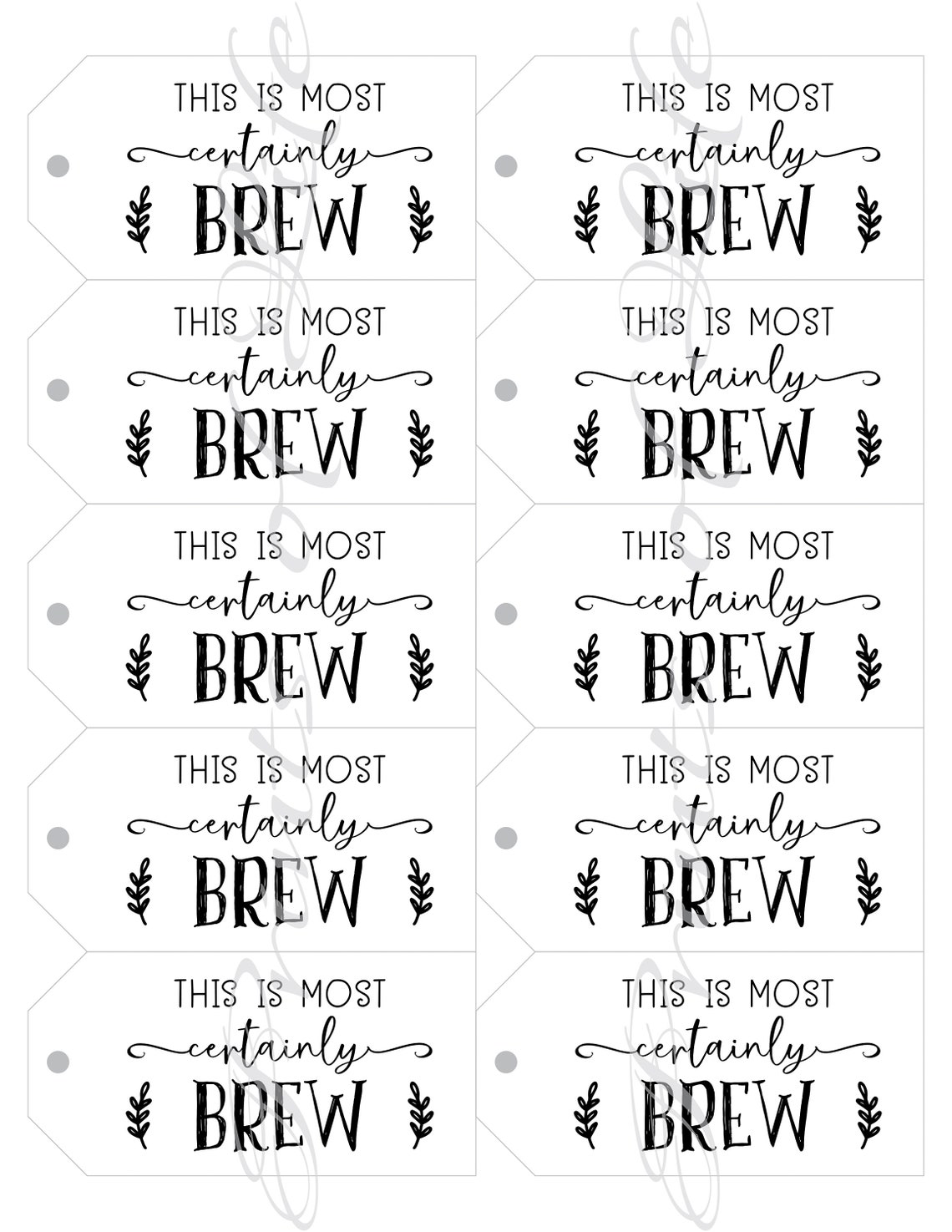 Reformation Gift Tags. Instant Download Printable. Kids Party - Etsy