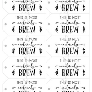 Reformation Gift Tags. Instant Download Printable. Kids Party Favor ...