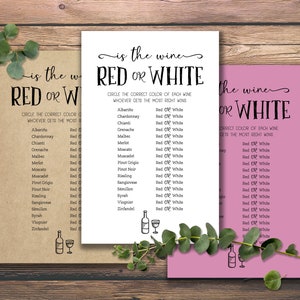 Wine Games Bundle. Instant Download Printable. Baby or Bridal Shower ...