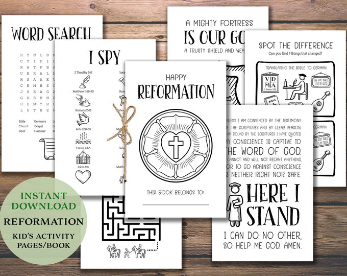 Reformation Posters Timelines Maps Coloring Pages Protestant ...