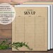 Please Sign Up. Instant Download Printable. Guestbook Print. Event Sign ...