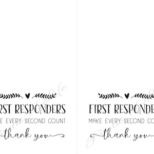 Thank You for Service Cards. Instant Download Printable. Appreciation ...