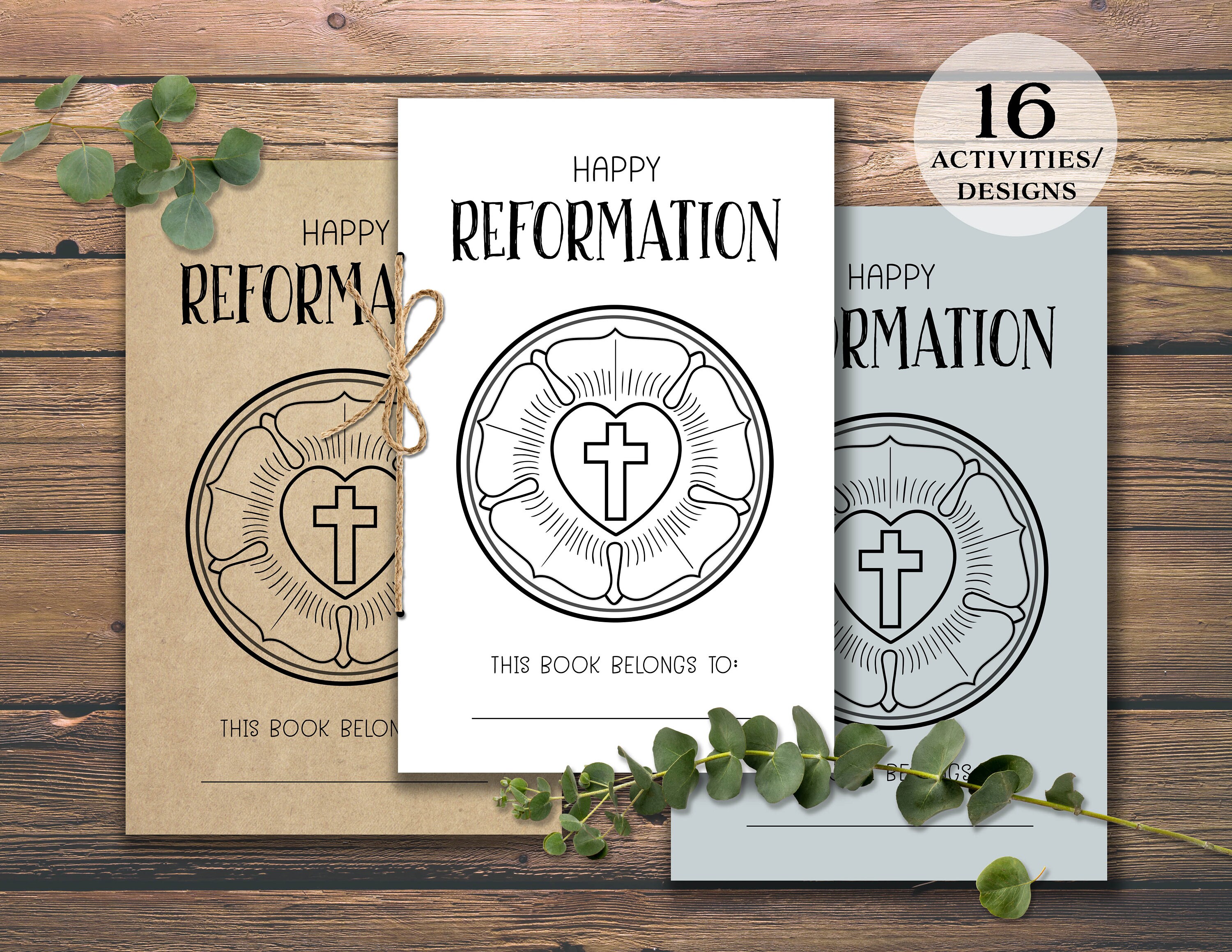 Kid's Reformation Activity Book. Instant Download Printable. Children's ...