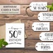 50th Birthday Card & Gift Tags. Instant Download Printable. Big 50 ...