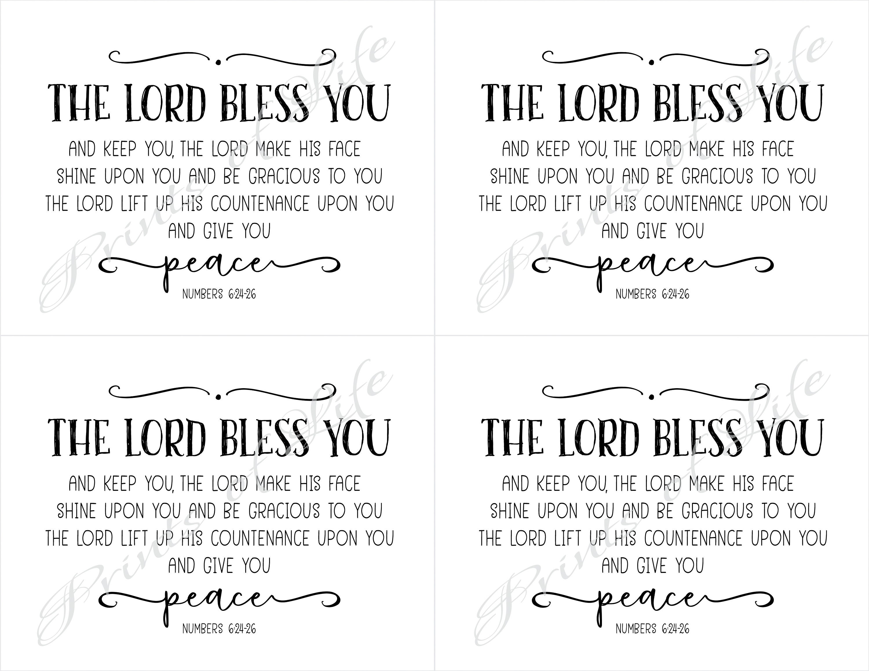 Thank You for Service Cards. God Bless You. Instant Download Printable ...