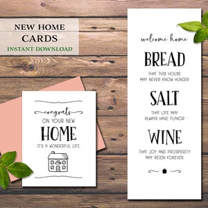 Congrats on Your New Home Card. Instant Download Printable. - Etsy