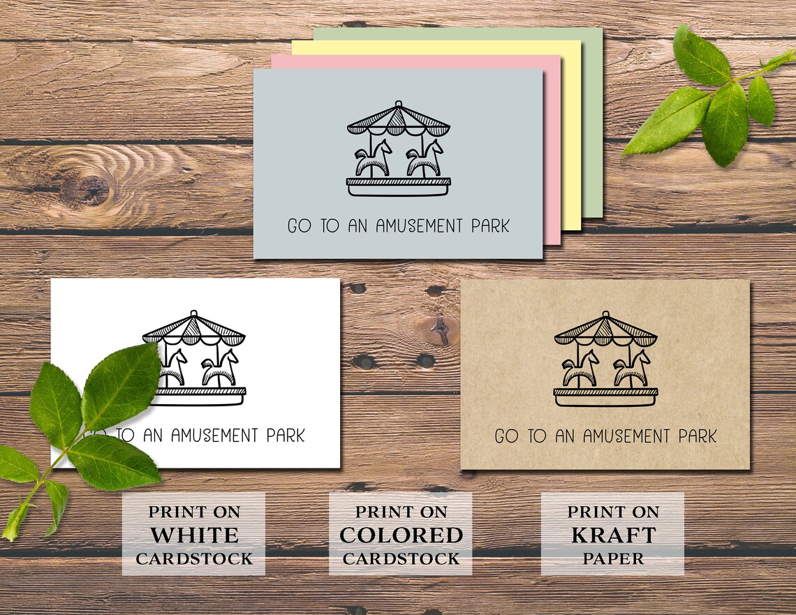 Kids Activity Cards. Instant download printable. | Etsy