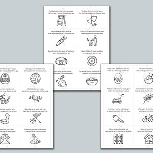 Outdoor Easter Egg Hunt. Instant Download Printable. Scavenger Hunt ...