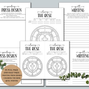 Reformation Games Bundle. Instant Download Printable. Holiday Marty ...