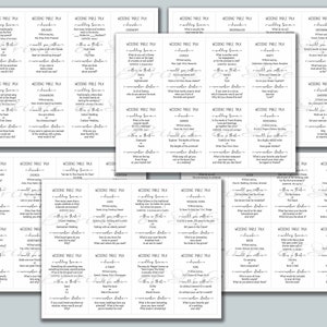 Wedding Table Talk Cards. Reception Dinner Conversation Starters ...