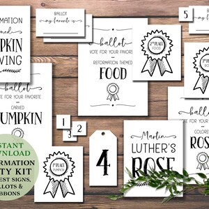 Reformation Marty Party Kit. Instant Download Printable. Holiday Pack ...