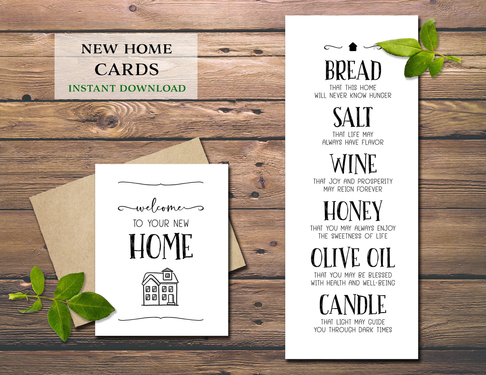 Welcome to Your New Home Card. Instant Download Printable. - Etsy