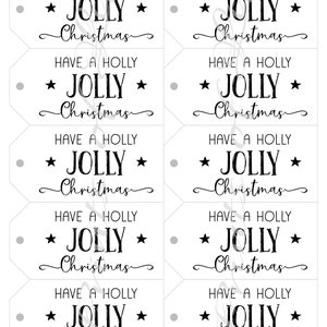 Christmas Gift Tags. Season Greetings. Instant Download Printable ...