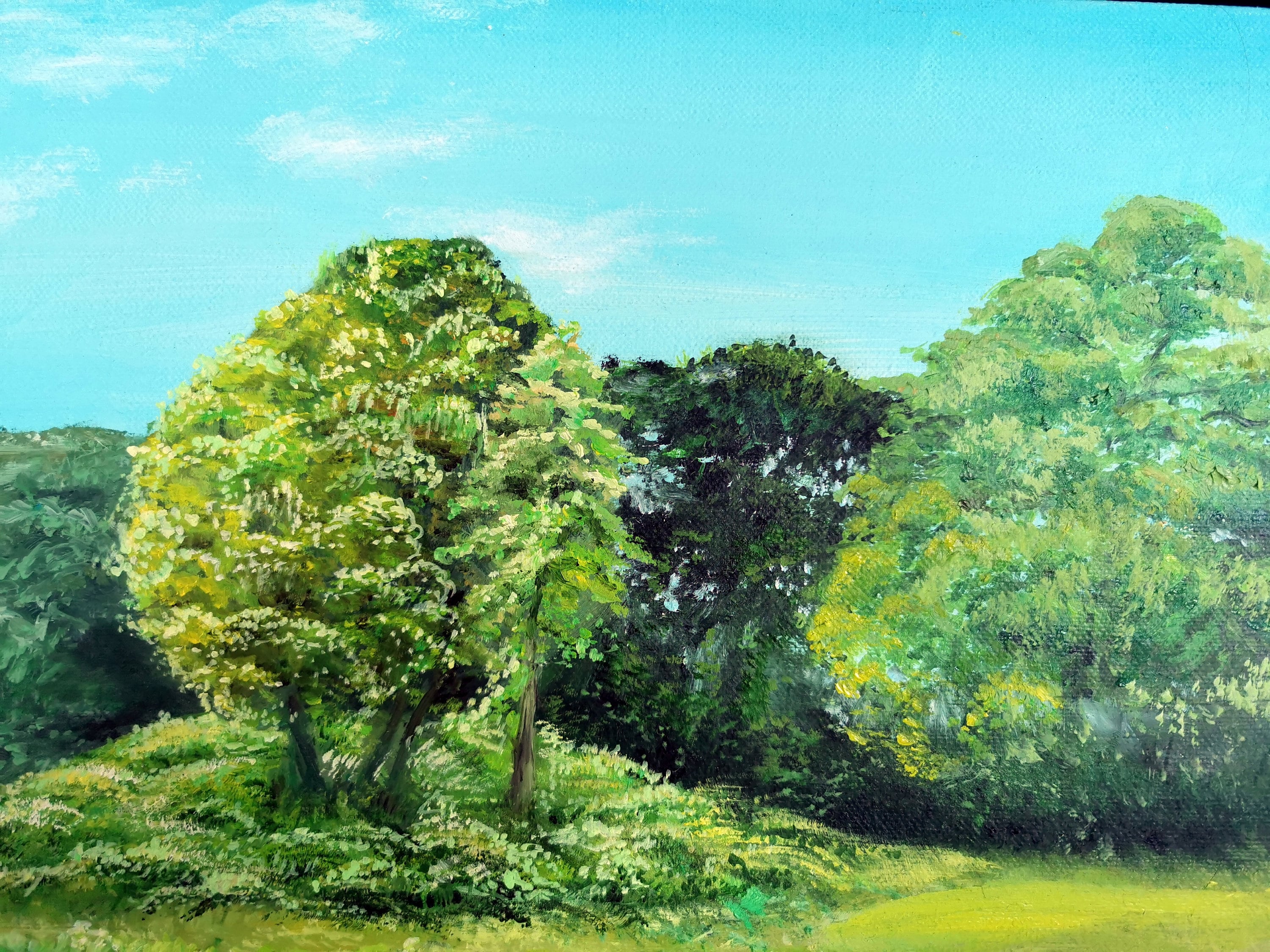 Spring Lake Oil Handmade Authentic Painting by PEDZHI - Etsy UK
