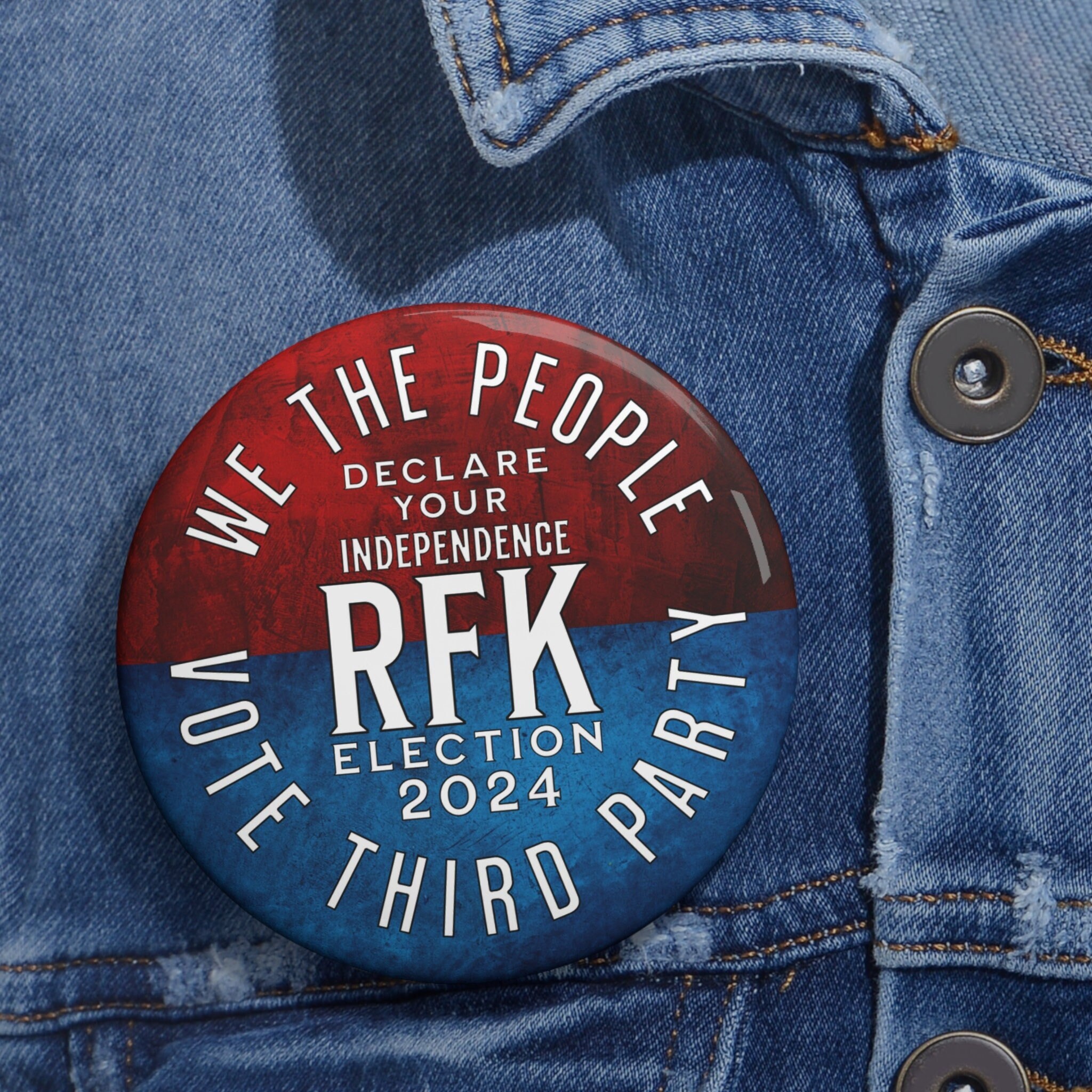 RFK Jr. Declare Your Independence 2024 Presidential Election Pins ...