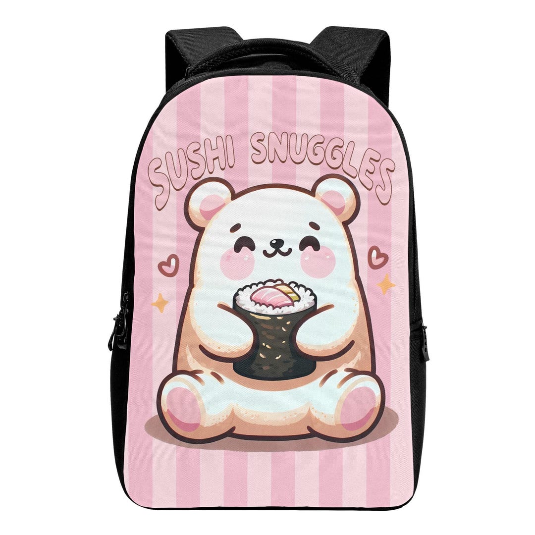 Cute Custom Kawaii Sushi Laptop Backpack - Etsy