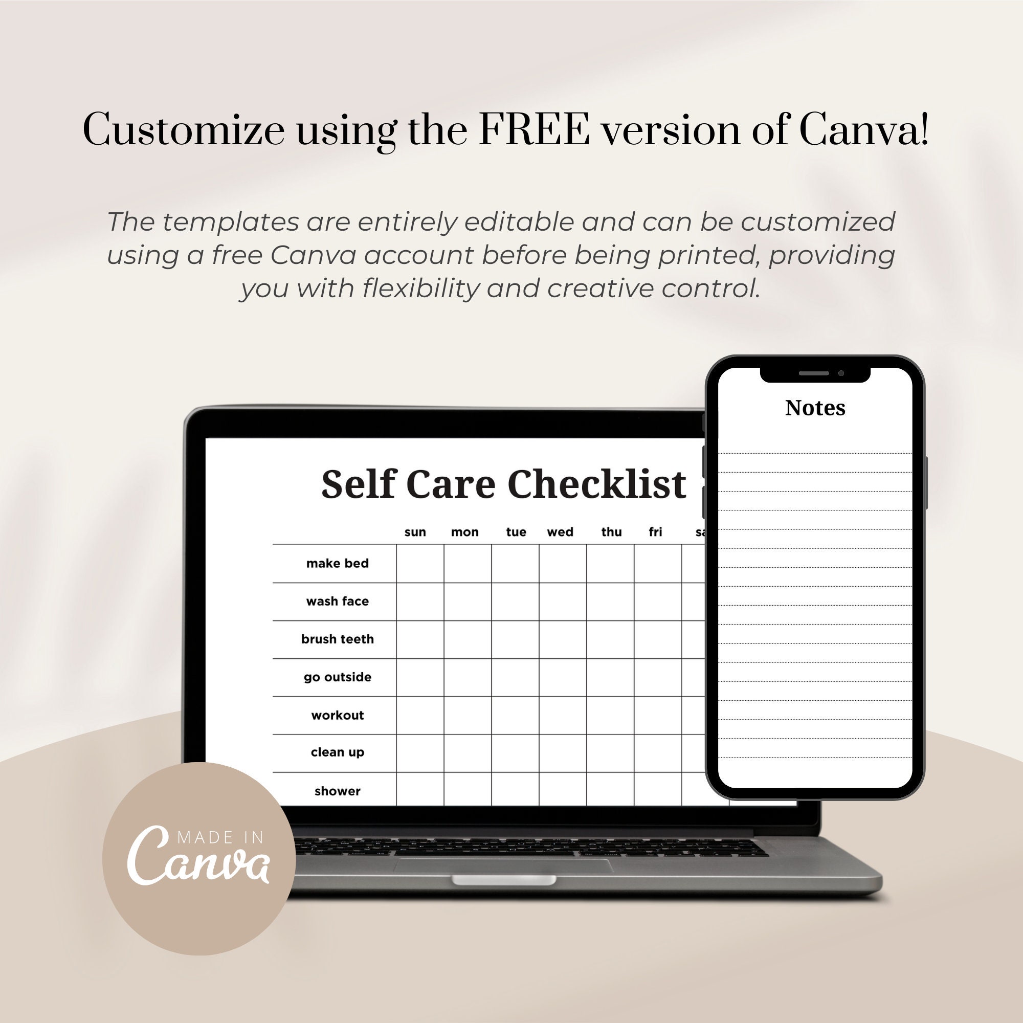 Self-care Planner Printable Self-love Journal Mental Health Worksheet ...