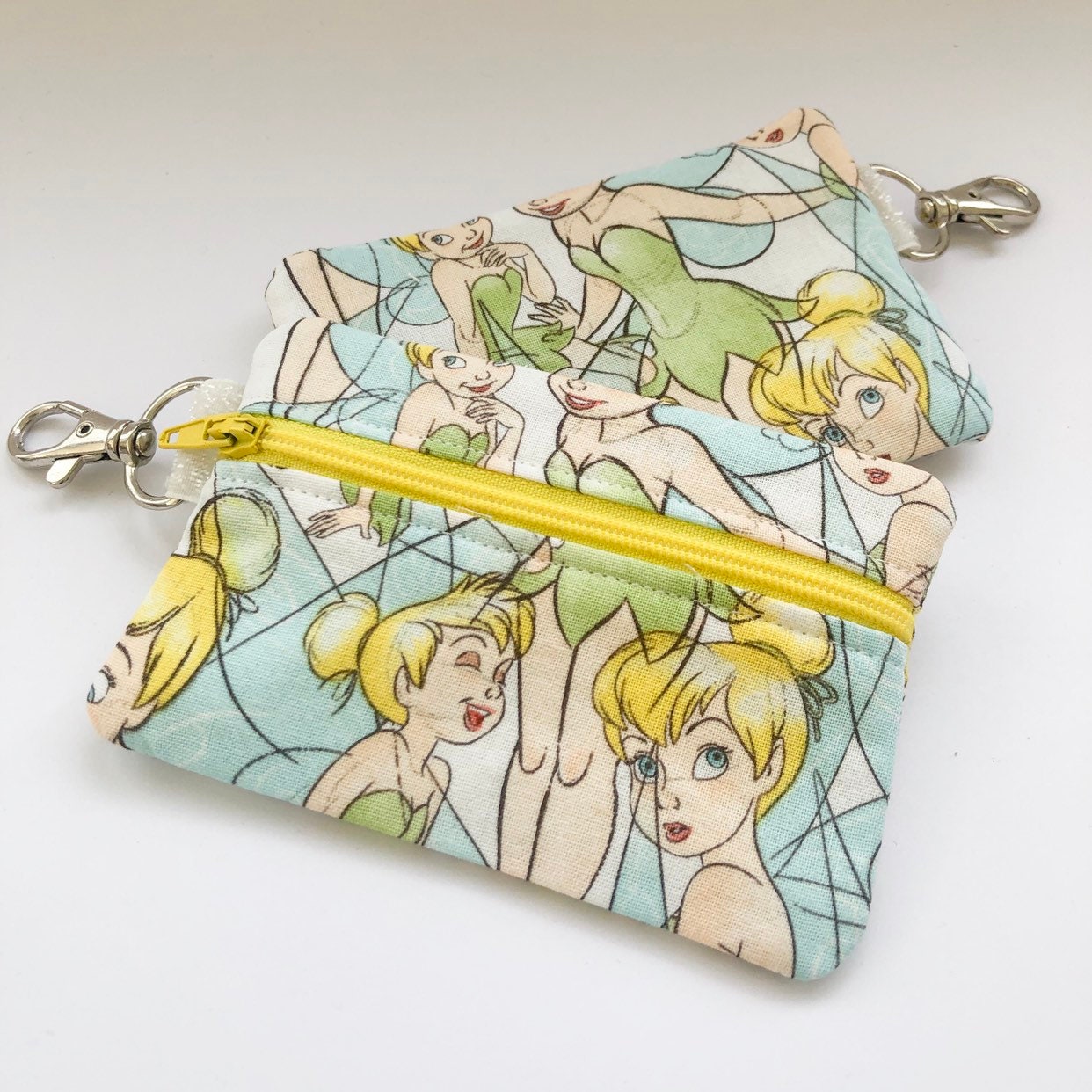 Tinkerbell Zip Pouch - Disney Coin Purse - Period Kit - Fairy Card ...