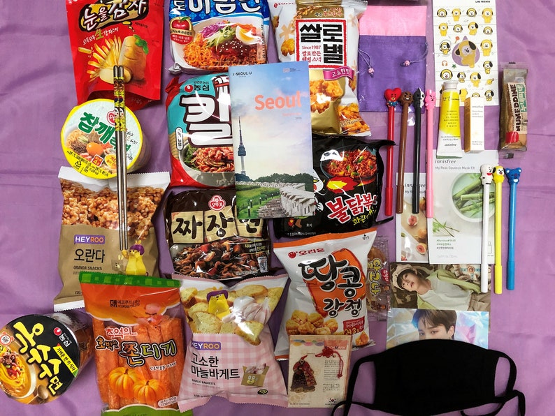 KPOP Snack Box Party Full Package Korean Gift Box | Etsy