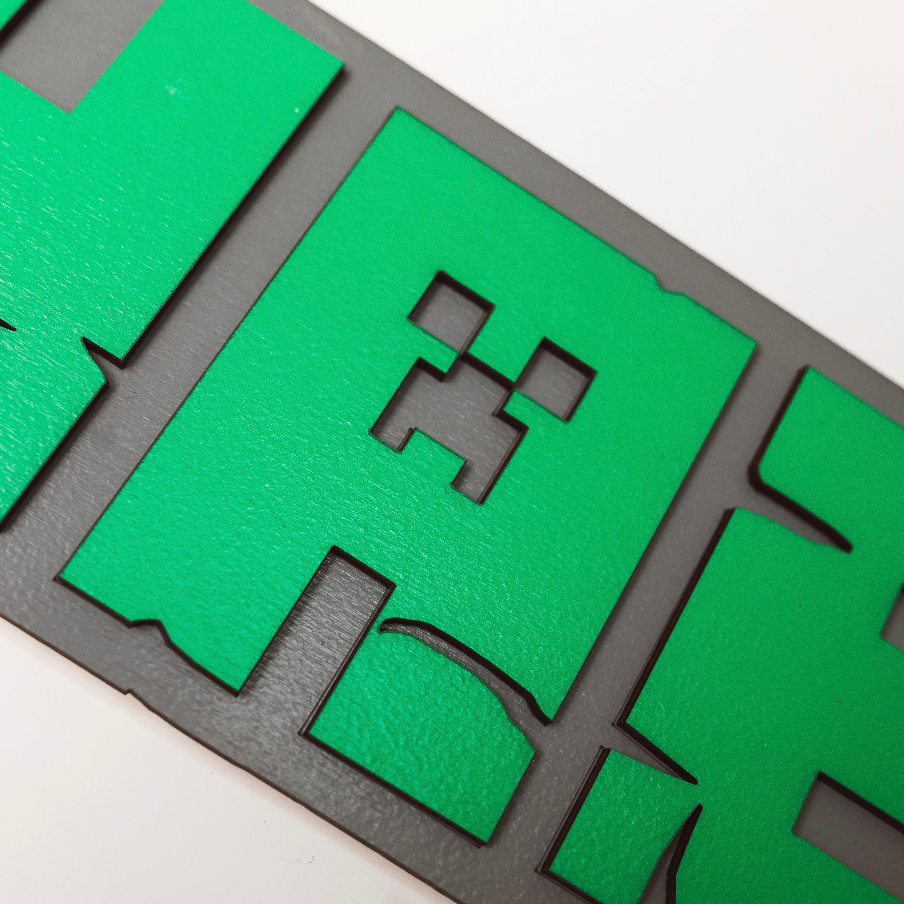 Personalized Wooden Letters in Minecraft Style, Wall Name Sign ...