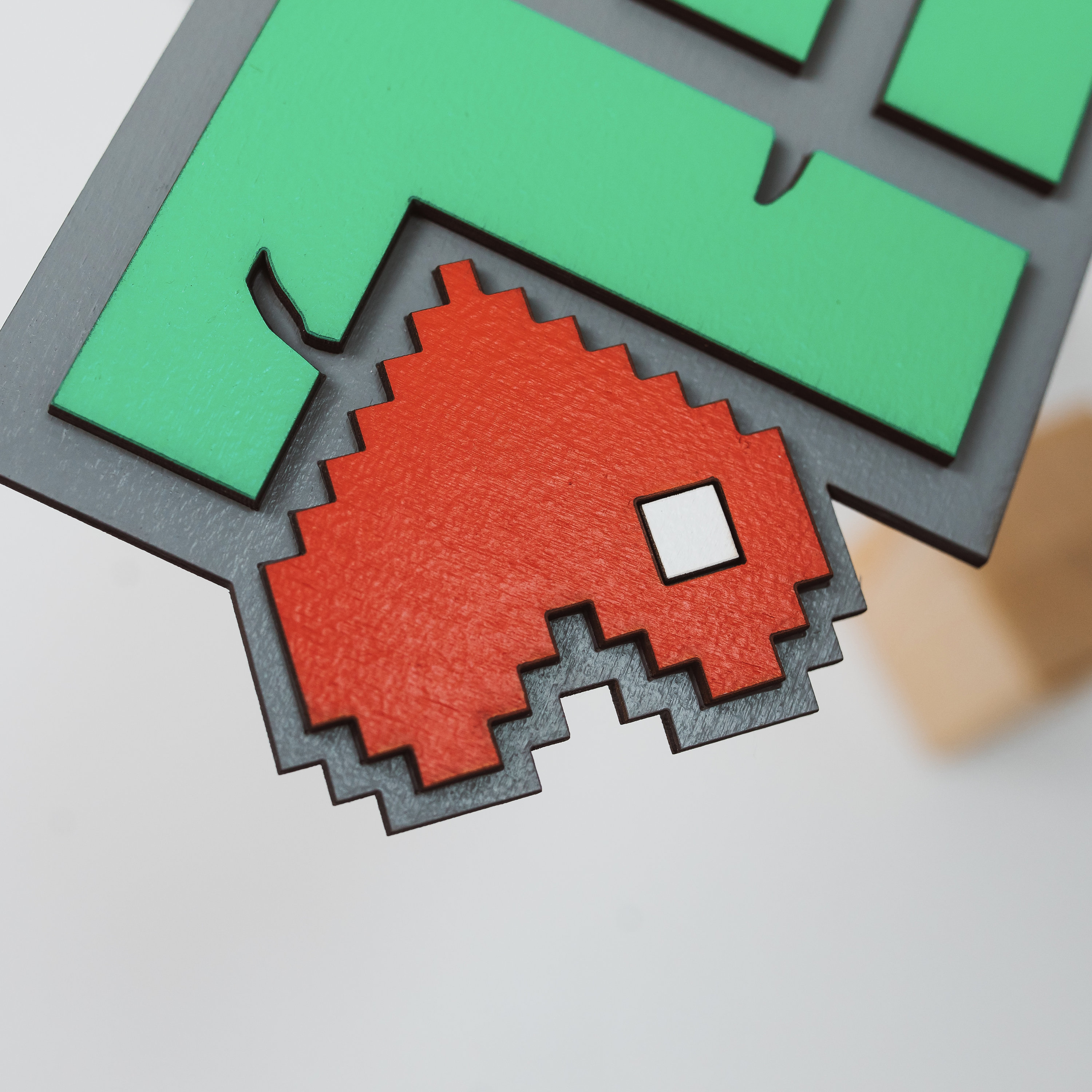 Personalized Wooden Letters in Minecraft Style, Wall Name Sign ...