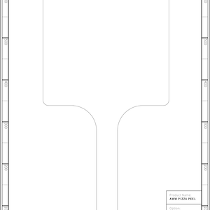 Downloadable Pizza Peel / Paddle Outlines - Pack of 10 Drawings - Etsy
