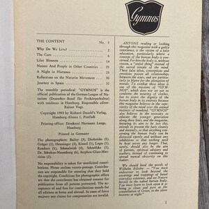 Vintage Gymnos German Risqué Pinup Nudist Magazine 1953 - Etsy