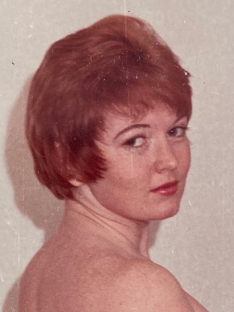 Vintage 1960 70s Mature Nude Pinup Model Vernacular Snapshot Etsy Uk