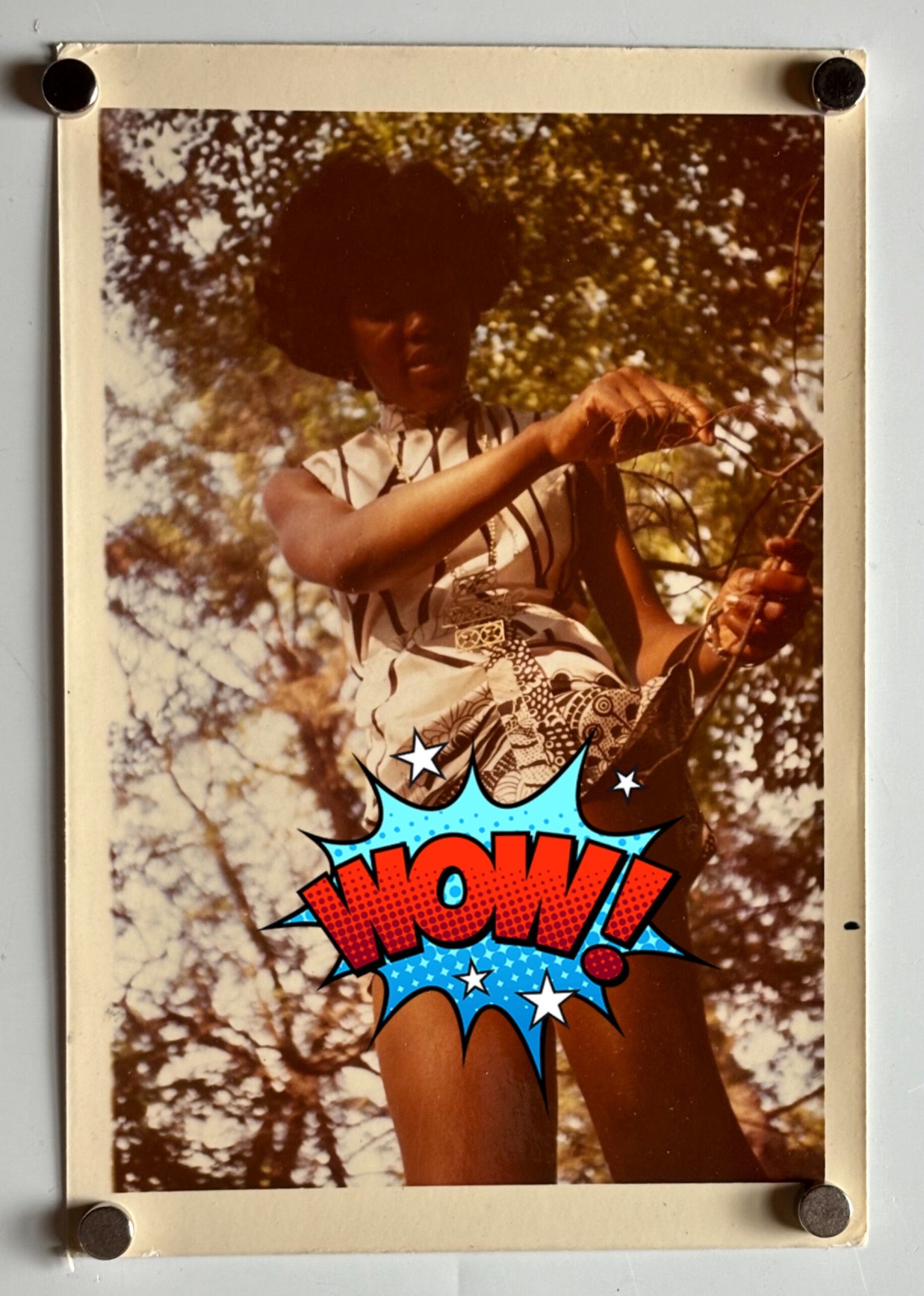 Vintage 1960s Mature Nude Pinup Model Snapshot Photographlovely Ebony Woman Artistically Posing ...