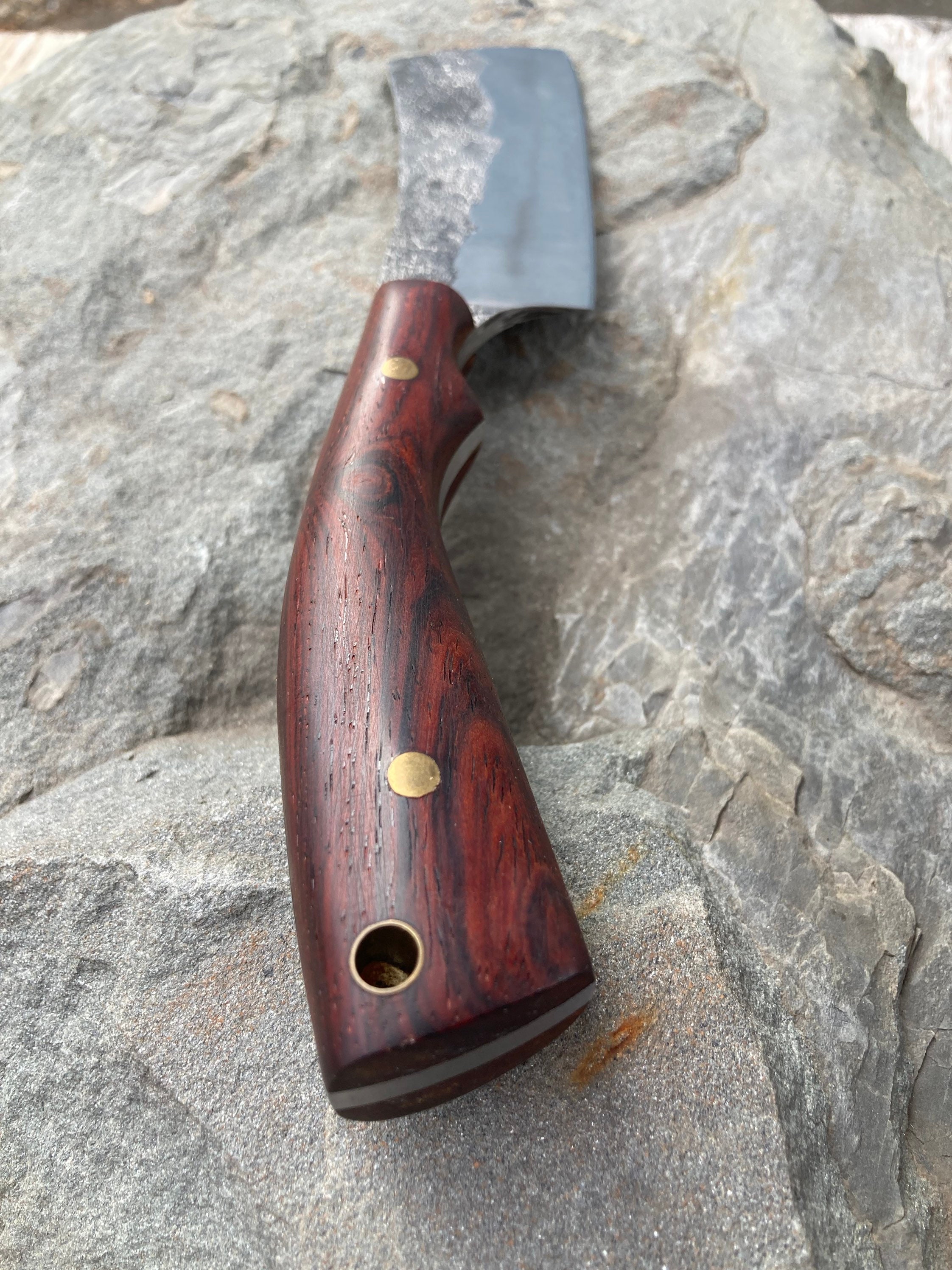 Beautiful Fixed Blade Full Tang Custom Surgical Steel Mini Camp Cleaver ...