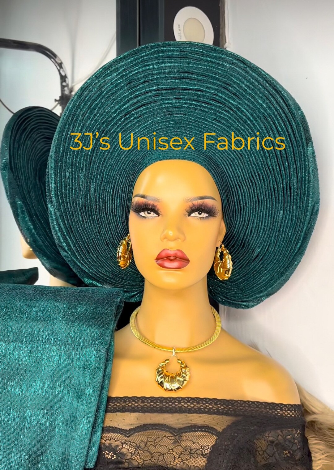 Laser Cut Aso Oke Auto Gele, Ipele and Fila Ready to Wear Gele - Etsy