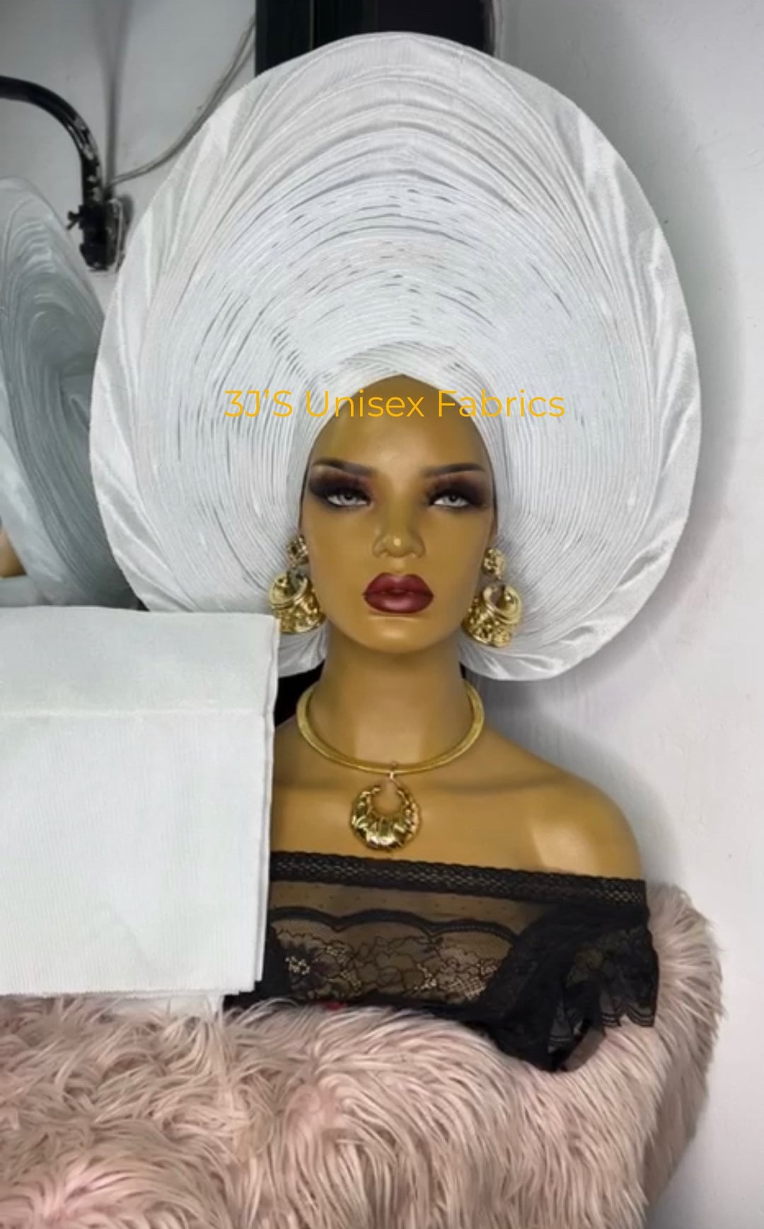 Aso Oke Autogele| Prettied Gele | Nigerian Wedding Gele| Red Gele ...