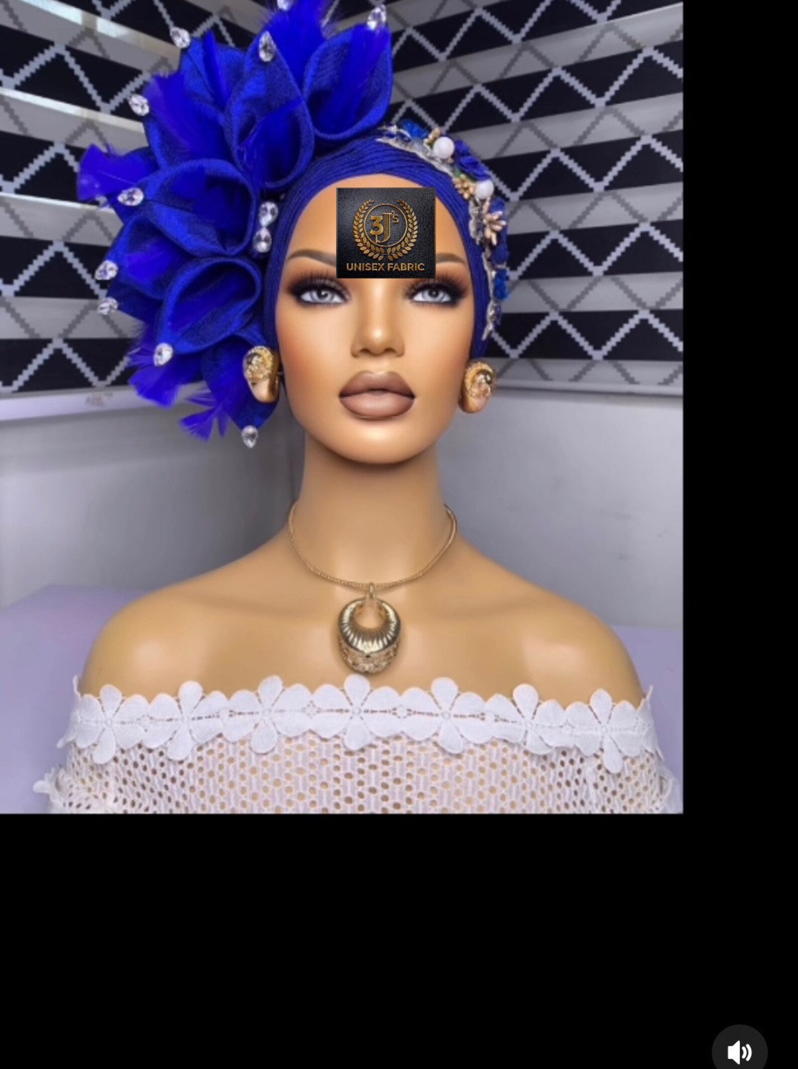 Turban Aso Oke Auto Gele and Shoulder Prettied Gele Ready to Wear Gele ...