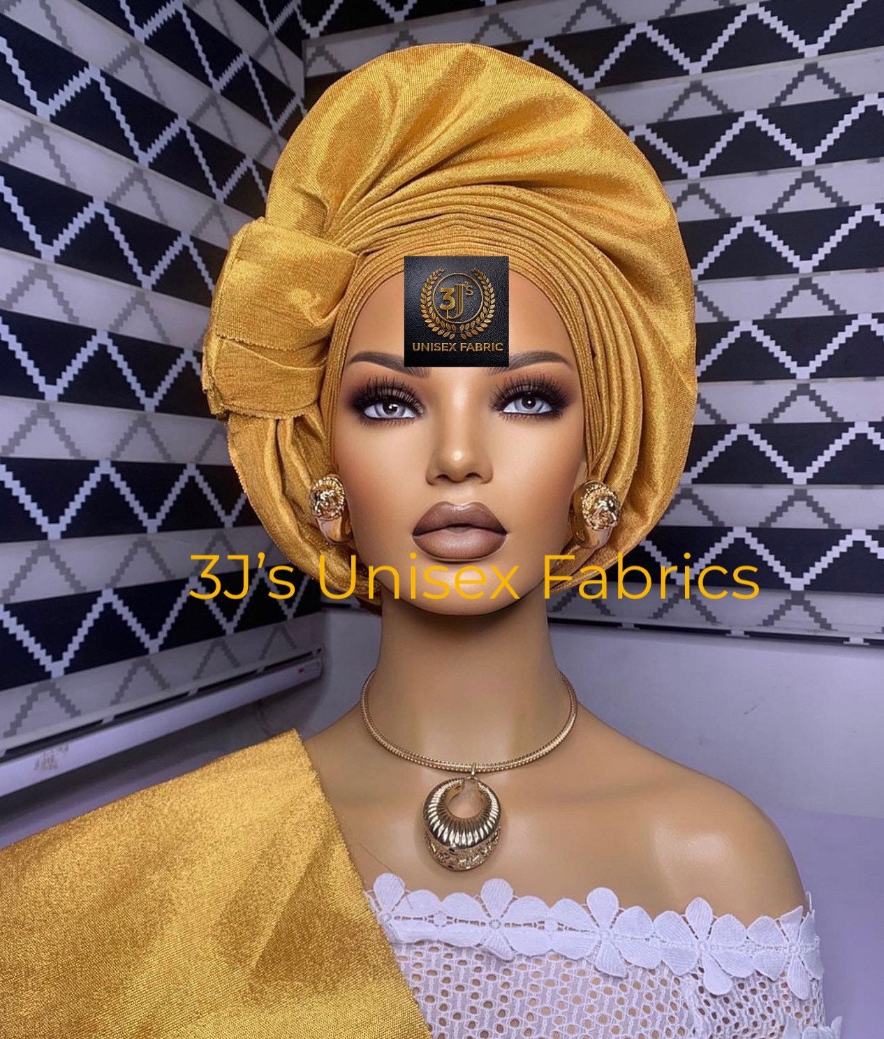 Balance Oke Auto Gele and Shoulder, Auto Gele Ready to Wear, Autogele ...