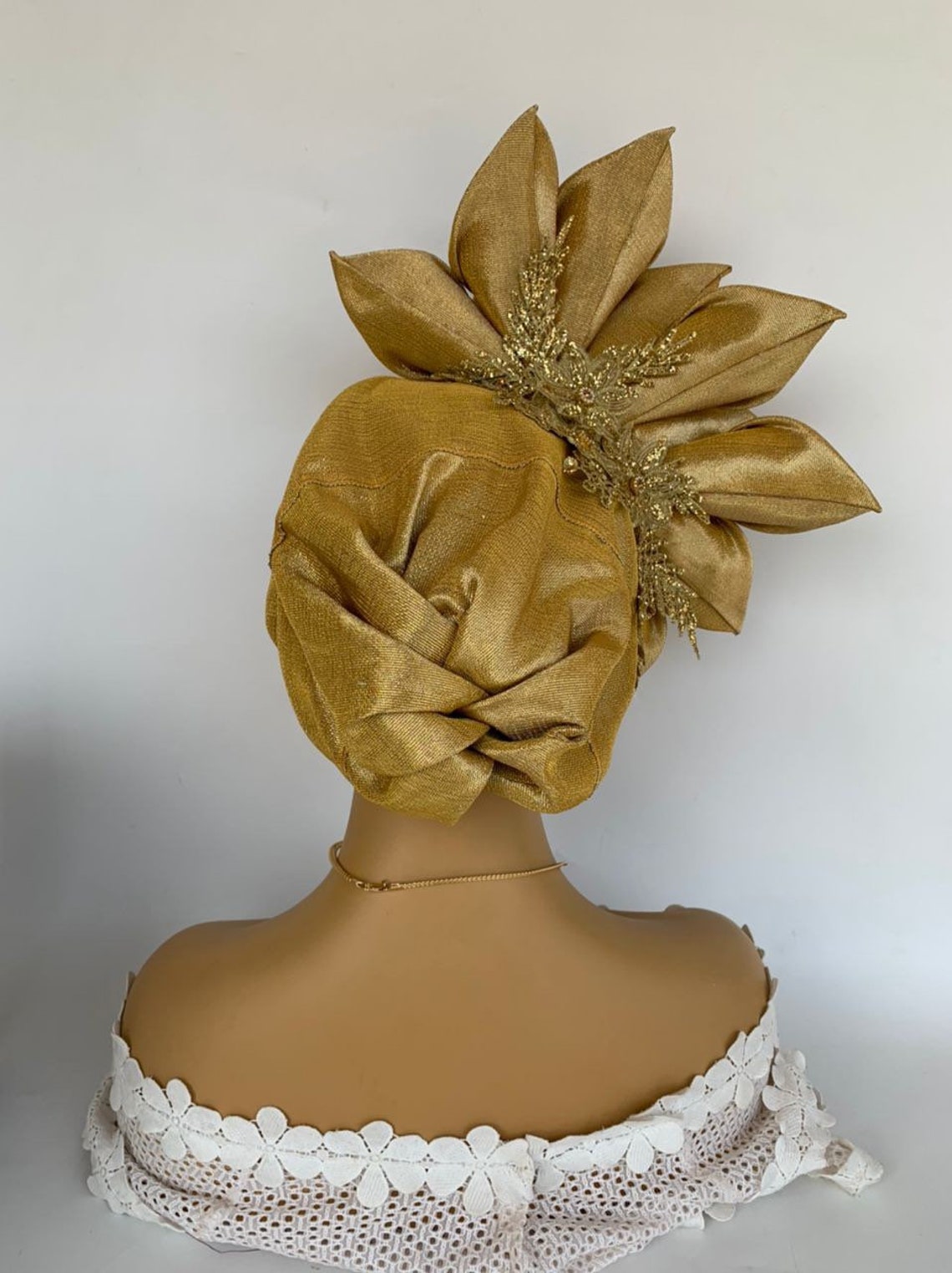 Aso Oke Autogele Ready to Wear Gele Aso Oke Turban Gele | Etsy