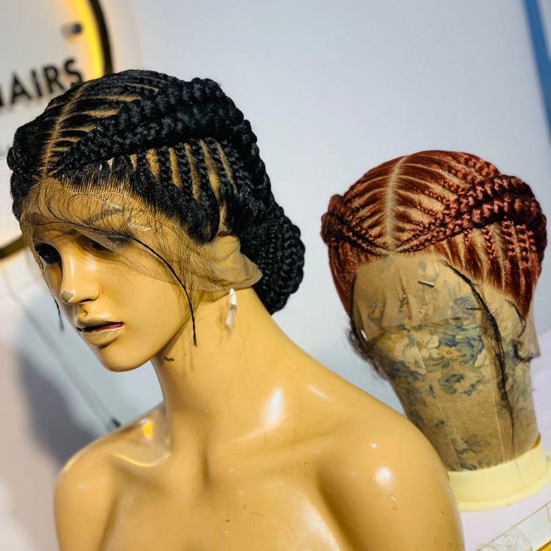 Cornrow Wig Short - Etsy