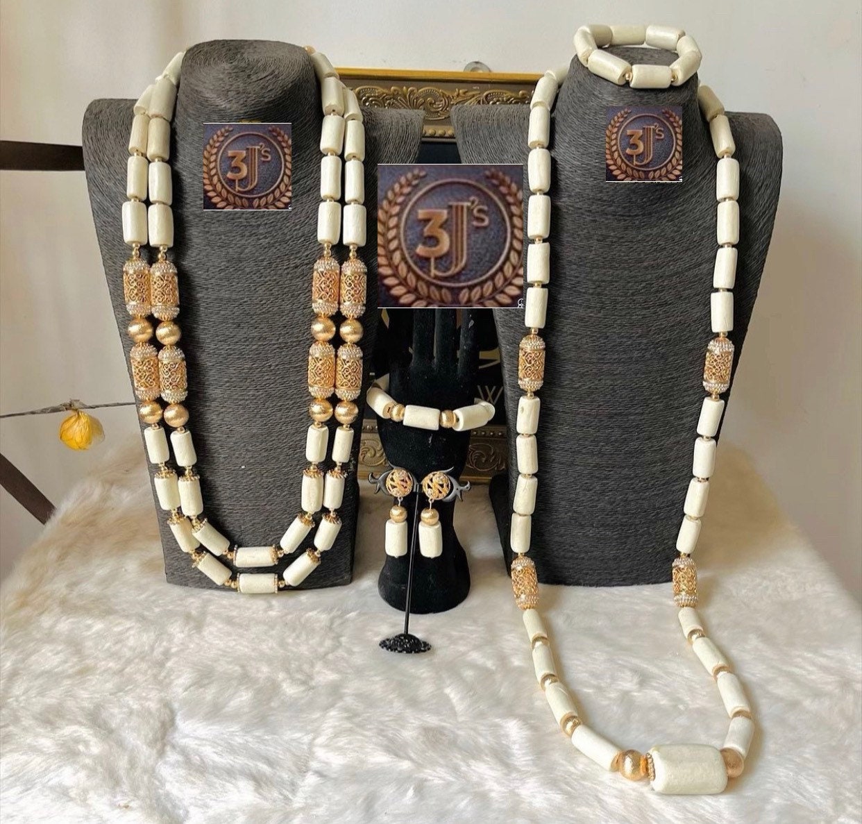 Benin Bead| Bride Bead| Couple Jewelry Set| Nigerian Wedding Beads ...