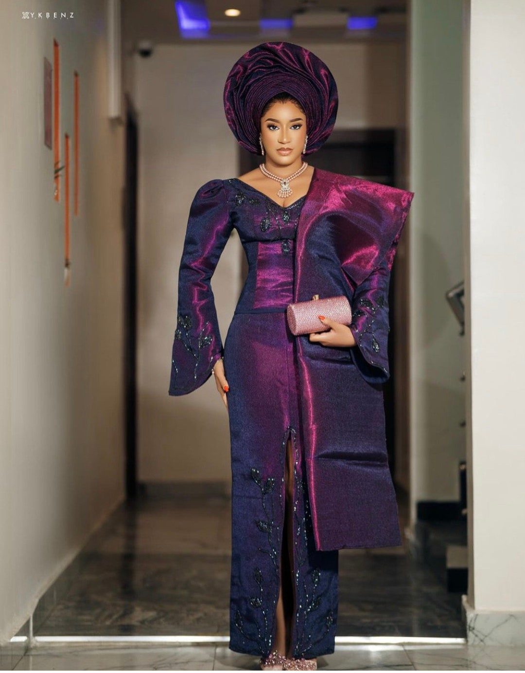 Arike African Traditional Wedding Aso Oke for Couple|complete Laser Cut ...