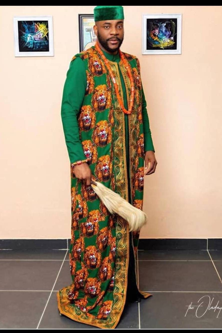 Isi Agu African Traditional Outfit, Igbo Top - Etsy