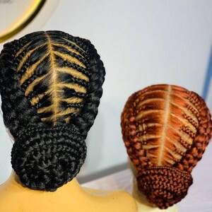 Cornrow Braided Wig, African Frontal Braided Wig| Women’s Lace Wig - Etsy