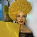 Ruffles Aso Oke Auto Gele, Ipele and Fila Ready to Wear Gele, African ...